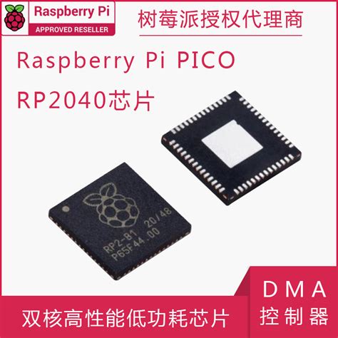 Raspberry Pi Rp2040芯片双核高性能低功耗可替代部分st芯片虎窝淘