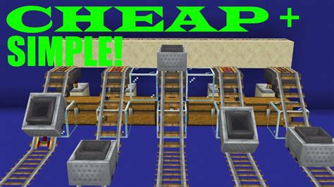 how to hopper minecart unloader in minecraft bedrock 1 20 youtube