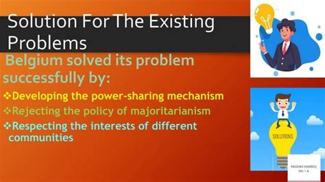 Power Sharing In Belgium Class 10 Dav Pptx Politics