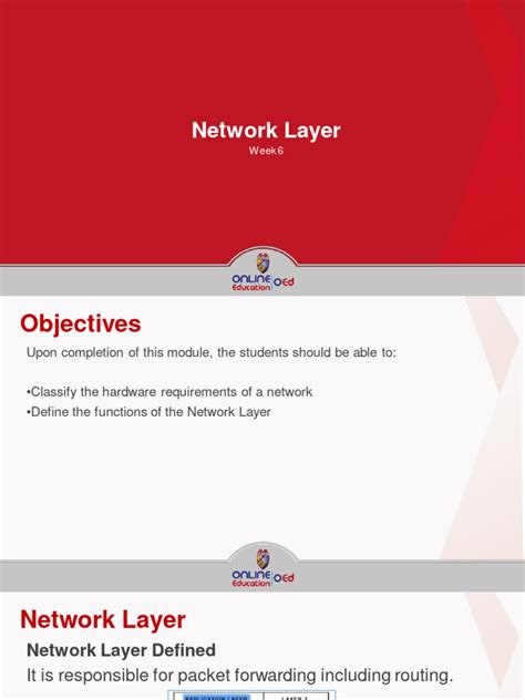 6 Network Layer P Pdf Computer Network Router Computing