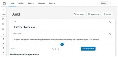 Canvas New Quizzes Instructional Technology And Design Services Montclair State University