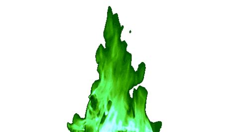 Animated Green Fire