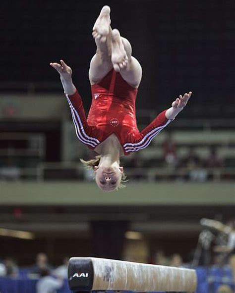 Nastia Liukin Gymnastics Beam