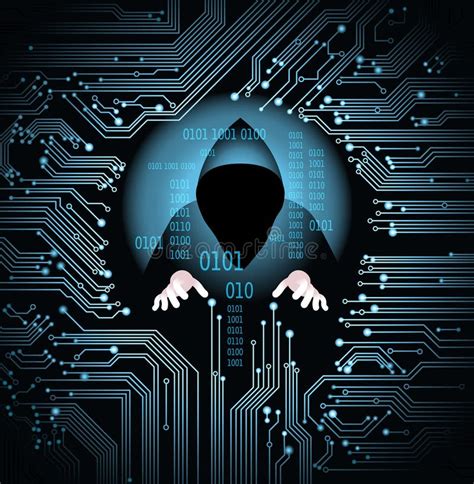 Cyber Attack Business Concept Anonymous Hacker At The Laptop Computer Internet Security Stock