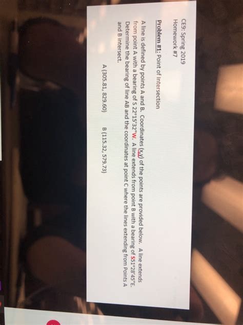 Solved СЕ9 Spring 2019 Homework 7 Problem 1 Point of Chegg com