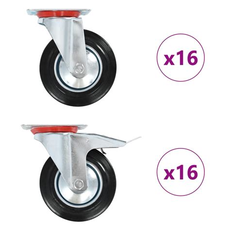 Pcs Roulettes Pivotantes Mm Leroy Merlin