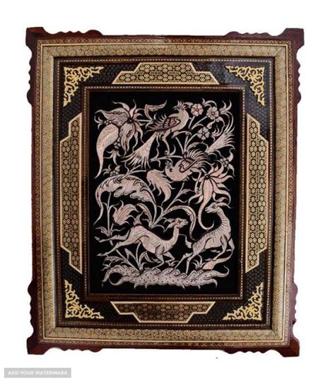 قلمزنی روی تابلو مسی در اصفهان صنایع دستی خیابان نشاط طرح بندی جدول