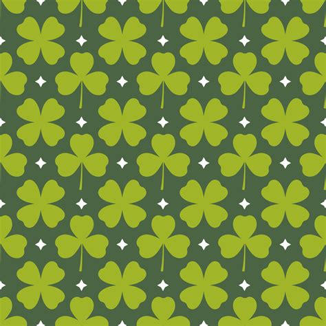 Clover Seamless Pattern Vector Art At Vecteezy