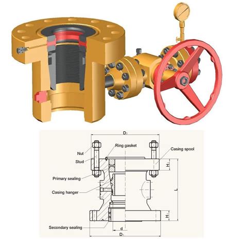 API 6A Standard Casing Head Casing Head And Casing Head Housing