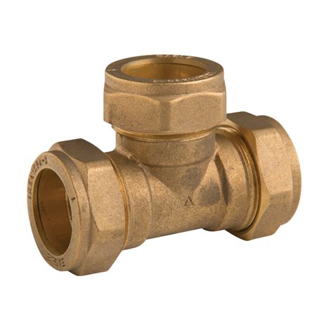 Brass Compression Non Dzr Brass Compression Tee