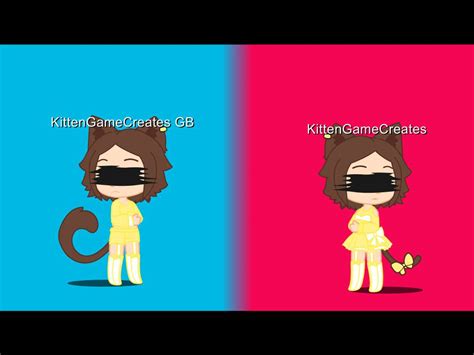 If My First Oc Met Their Genderbent Self By Kittengamecreates On Deviantart