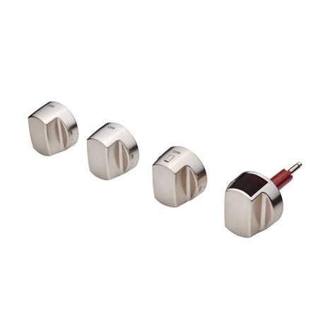 Wolf Accessories 30 Dual Fuel Stainless Steel Knobs 9015761