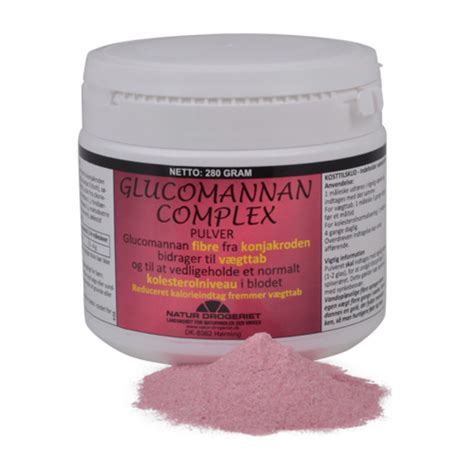 Natur Drogeriet Glucomannan Complex Pulver Kun 200 95 Kr Mecindo Dk