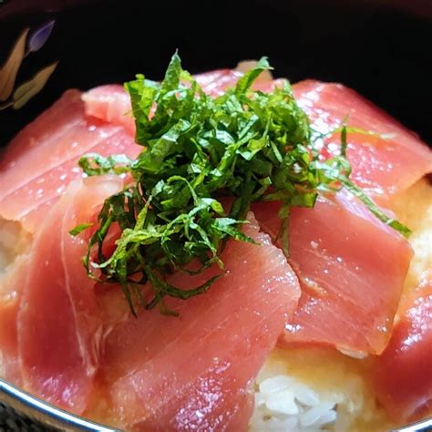 マグロの山かけ丼 レシピ・作り方 By おっさん5593 楽天レシピ