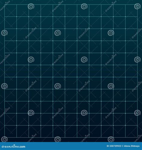 Hud Grid Game Panel Graph With Dots Lines Stock Illustration Illustration Of Futuristic