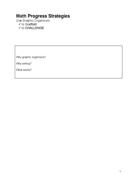 Math Graphic Organizer Guide Pdf Pdf Ratio Fraction Mathematics