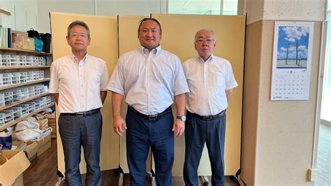 元琴恵光の尾車充隆親方にご来社いただきました！ 延岡観光協会