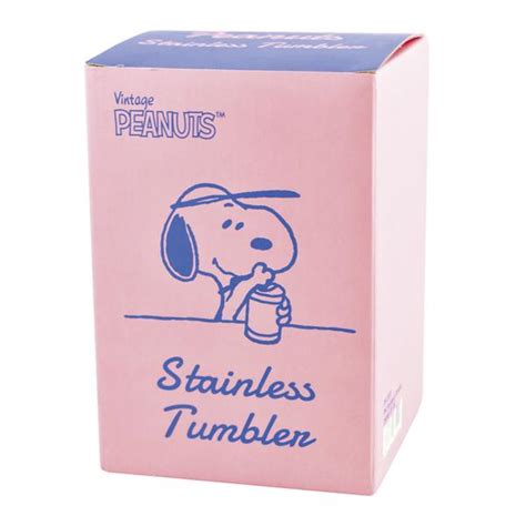 タンブラー 460ml スヌーピー Peanuts コップ ステンレス製 キャラクター （ ステンレスタンブラー 保温保冷 カップ コンビニ