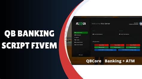 Qb Banking Script Fivem Elevate Your Server Experience