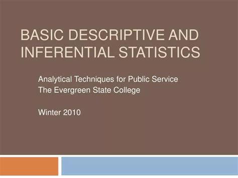 Ppt Basic Descriptive And Inferential Statistics Powerpoint Presentation Id 778792
