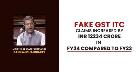 Mos Finance Gst Officials Detect 1959 More Cases In Fy24 Than In Fy23