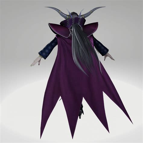 Dissidia Nt The Emperorviolet Robe 3d Model By Breakaway