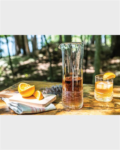 Simon Pearce Echo Lake Cocktail Carafe 30 Oz Horchow