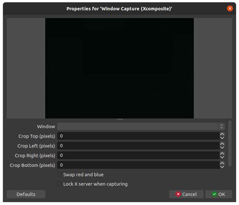 Window Capture Sources Obs