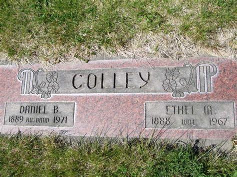 Daniel Bramer “dan” Colley 1889 1971 Find A Grave Memorial