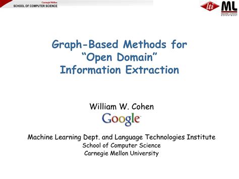 ppt graph based methods for “open domain” information extraction