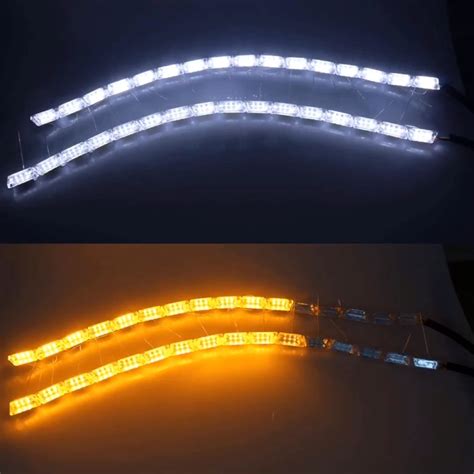 Crystal Sequential Led Drl Strips Flexible Sequential Led Light Crystal