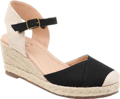 Womens Journee Collection Espadrille Wedge Closed Toe Sandals