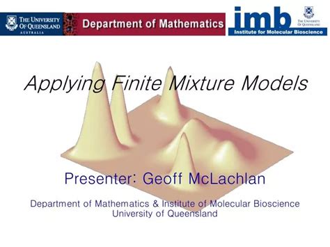 Ppt Applying Finite Mixture Models Powerpoint Presentation Free Download Id5554907