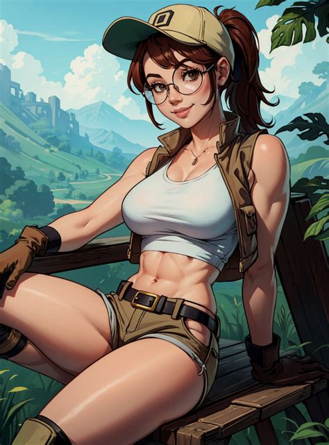 Rule 34 Ai Generated Female Fio Germi Looking At Viewer Makimass Ai Metal Slug Video Games