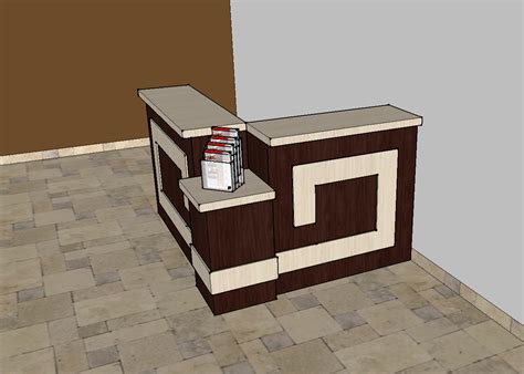 5 X 6 X 42 Church Welcome Desk Wdisplay Shelf Envisionary Images
