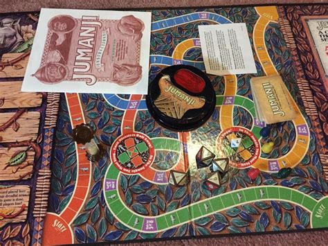 Jumanji Board Game Vintage Complete 1852033323