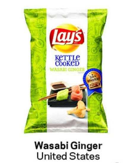 Wasabi Ginger Potato Chips Potato Chips Snack Recipes Chips