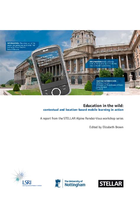 Pdf Introduction To Location Based Mobile Learning
