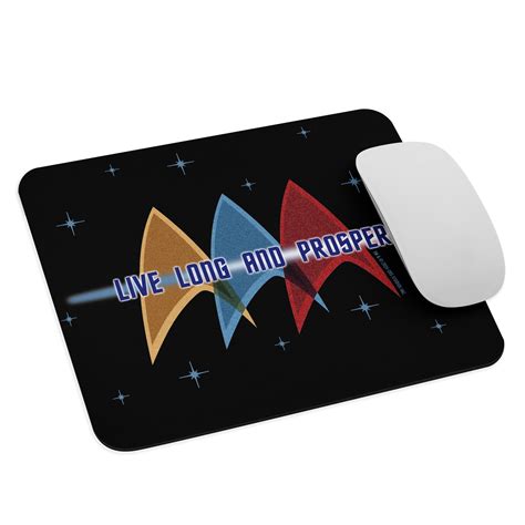 Star Trek The Original Series Live Long Et Prosper Mouse Pad