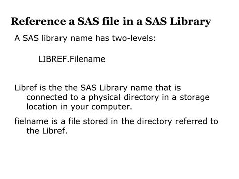 PPT Chapter 1 Overview Of SAS System Basic Concepts Of SAS System