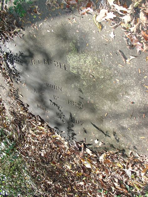 Robert Love Mcbee 1829 1907 Find A Grave Memorial
