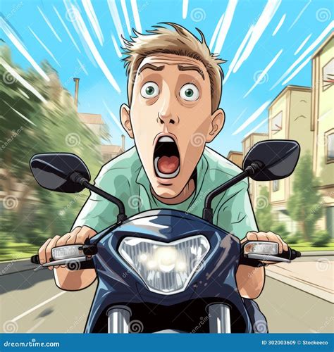 Cartoonish Innocence A Motorcycle Ride Through A Supernatural City