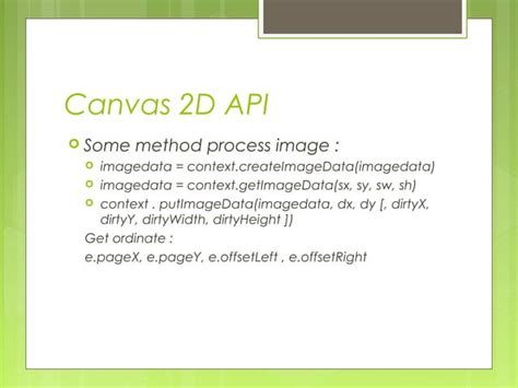 canvas in html5 tungvd ppt