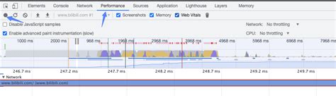 B Chrome Devtools Performance