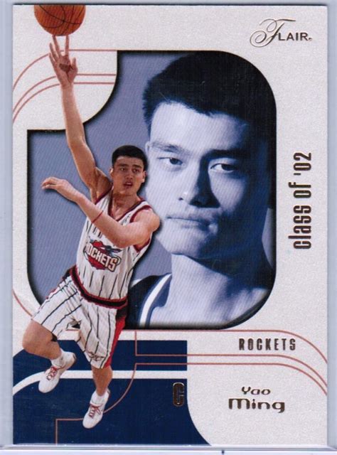 Yao Ming Rookie Card Collection 04 Of 41 Flair A Simple Brand One I
