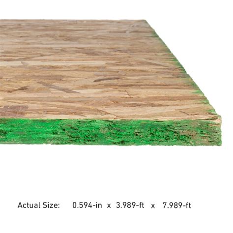 5 8 In X 4 Ft X 8 Ft Osb Sheathing In The Osb Department At