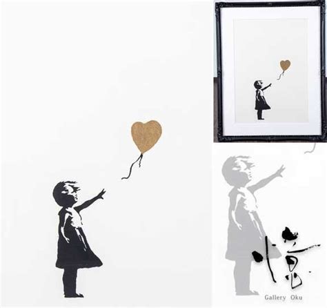 【未使用】希少 Wcp Banksy バンクシー Girl With Purple Balloon リプロダクション シルクスクリーン