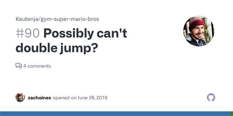Possibly Can T Double Jump Issue Kautenja Gym Super Mario Bros