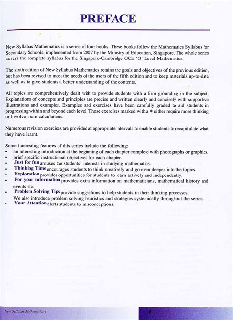 New Syllabus Mathmatics 1 6th Edition