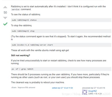 Error Node With Name Rabbit Already Running的解决方法node With Name